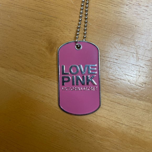 PINK Victoria's Secret | Other | Vs Pink Htf Dog Tag Collectors Item ...